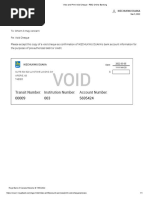 View and Print Void Cheque - RBC Online Banking | PDF