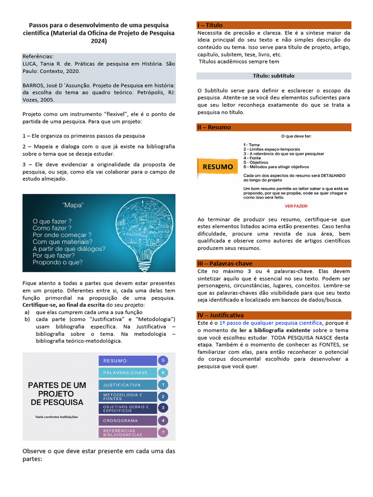 Passos Para O Desenvolvimento De Uma Pesquisa Científica Pdf