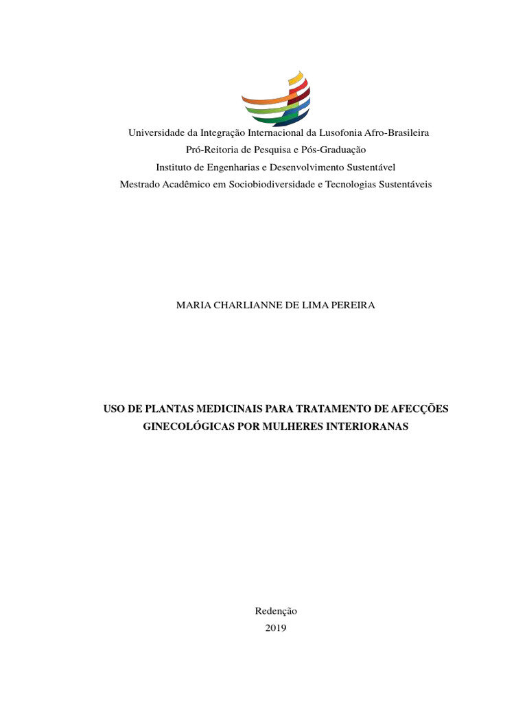 Maria Charlianne de Lima Pereira Dissertação | PDF | Menopausa | Saúde ...