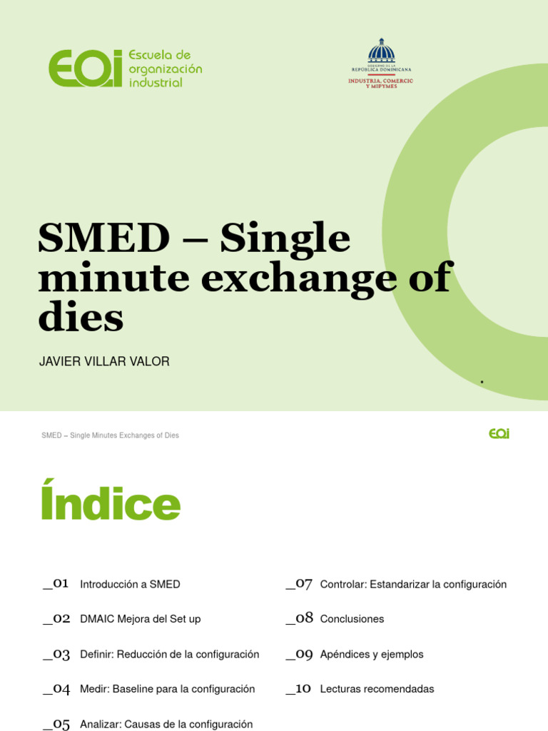 SMED y Quick changeover | Descargar gratis PDF | Tornillo | Herramientas