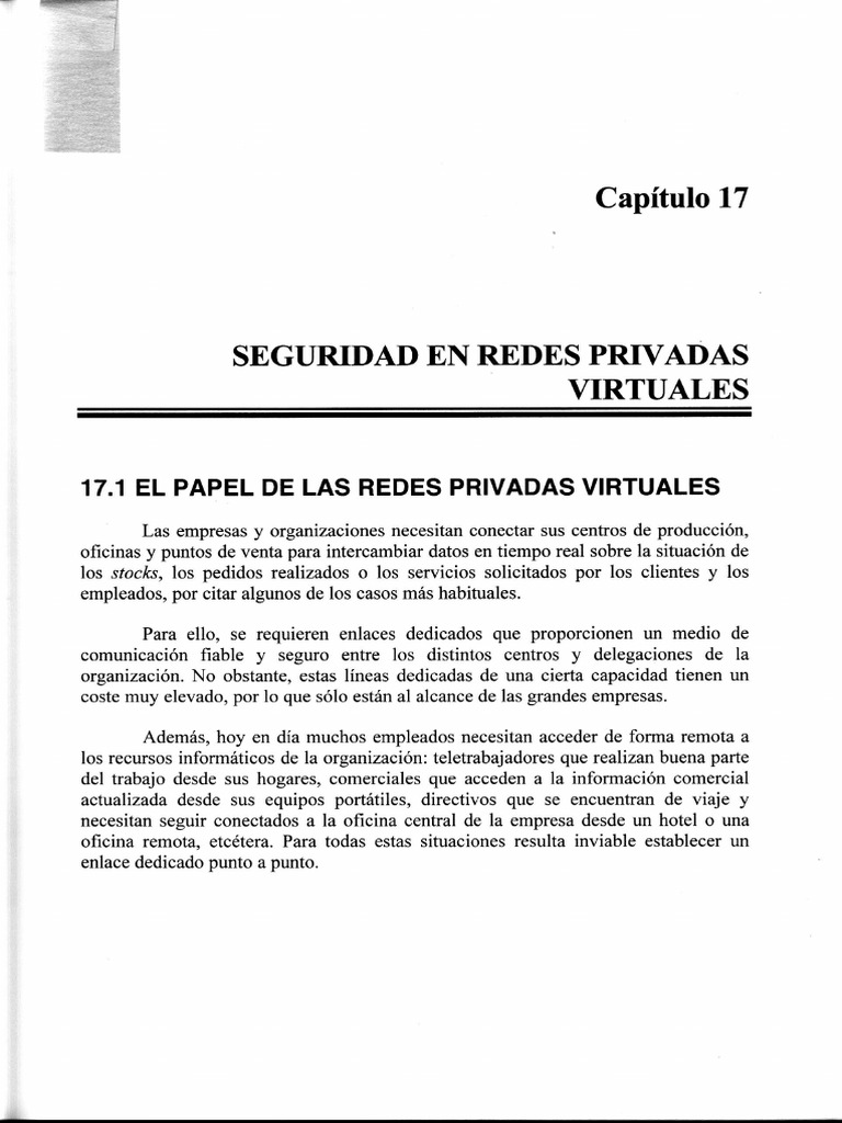 Enciclopedia de La Seguridad Informatica - Capitulo 17 | Descargar gratis PDF | Red privada ...