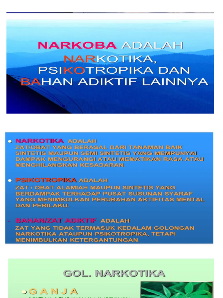Presentasi Narkoba | PDF