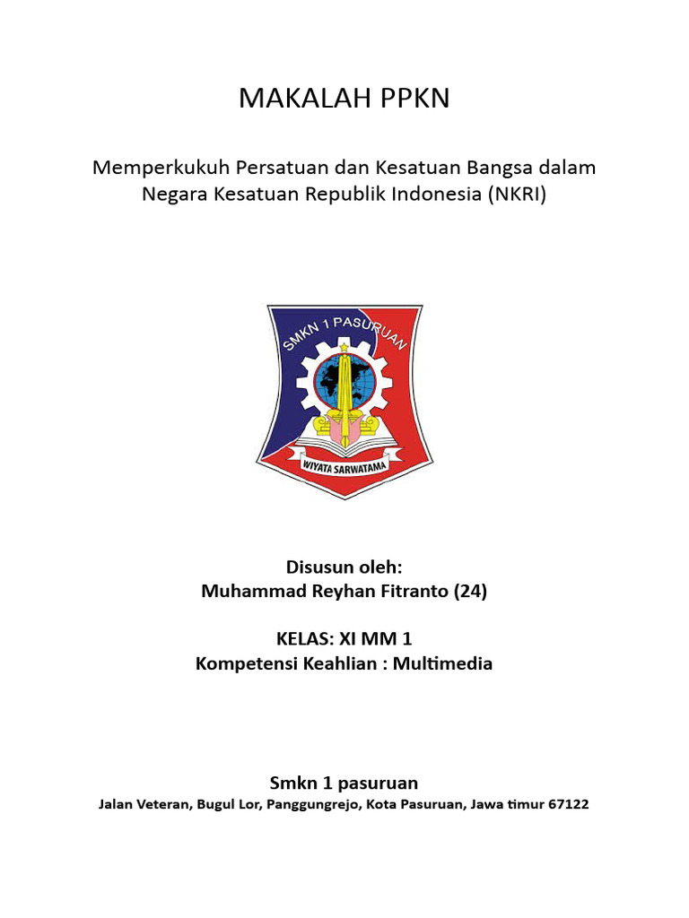 Makalah PPKN | PDF | Ilmu Sosial