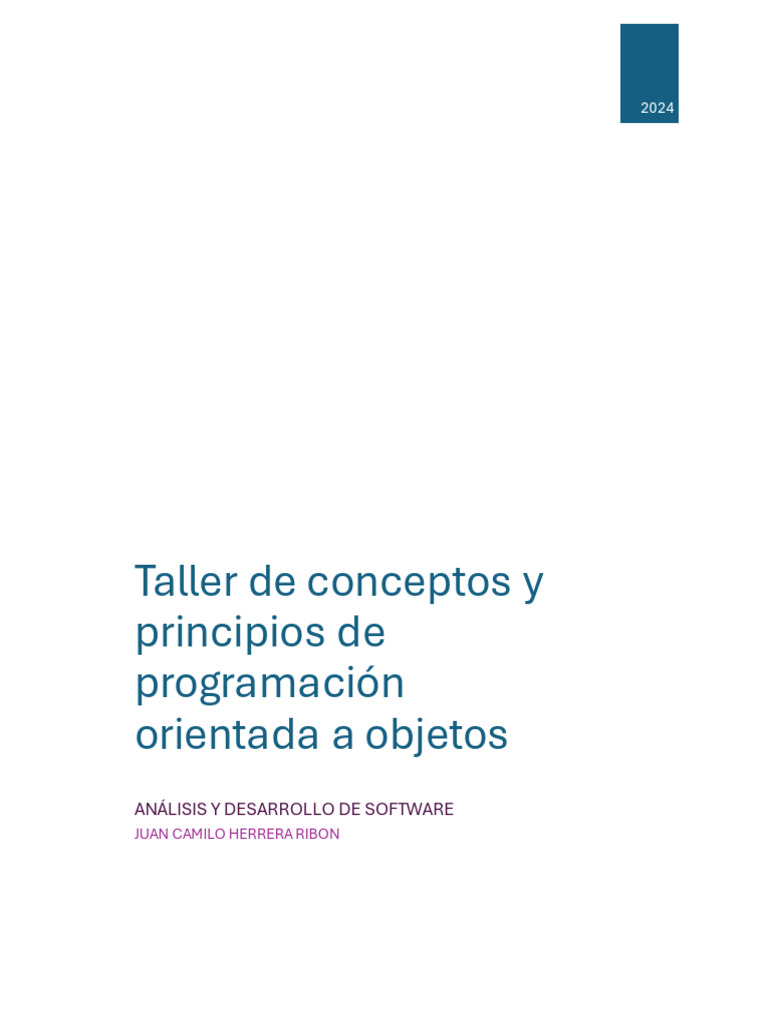 JUAN CAMILO HERRERA RIBÓN Taller de Conceptos y Principios de ...