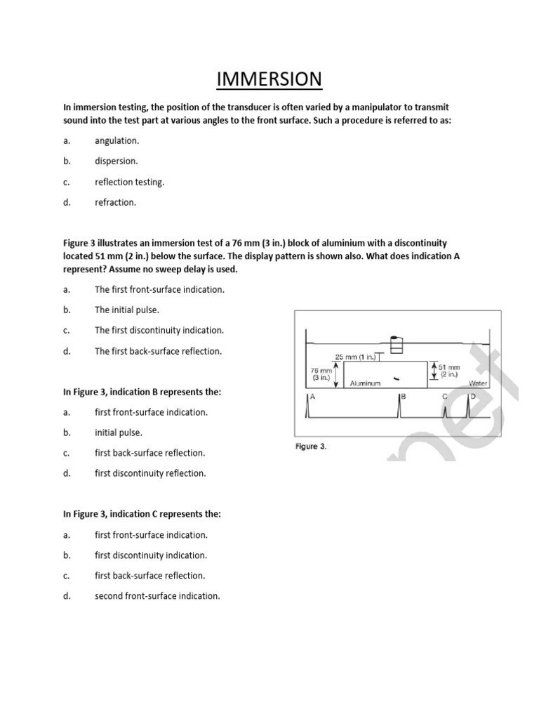 Immersion-Instrument Question | PDF | Ultrasound | Medical Ultrasound