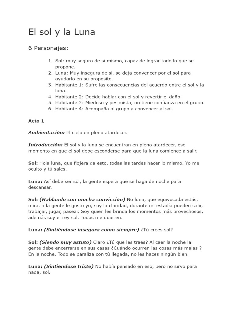 El Sol y La Luna v3 | PDF | Luna | Dom