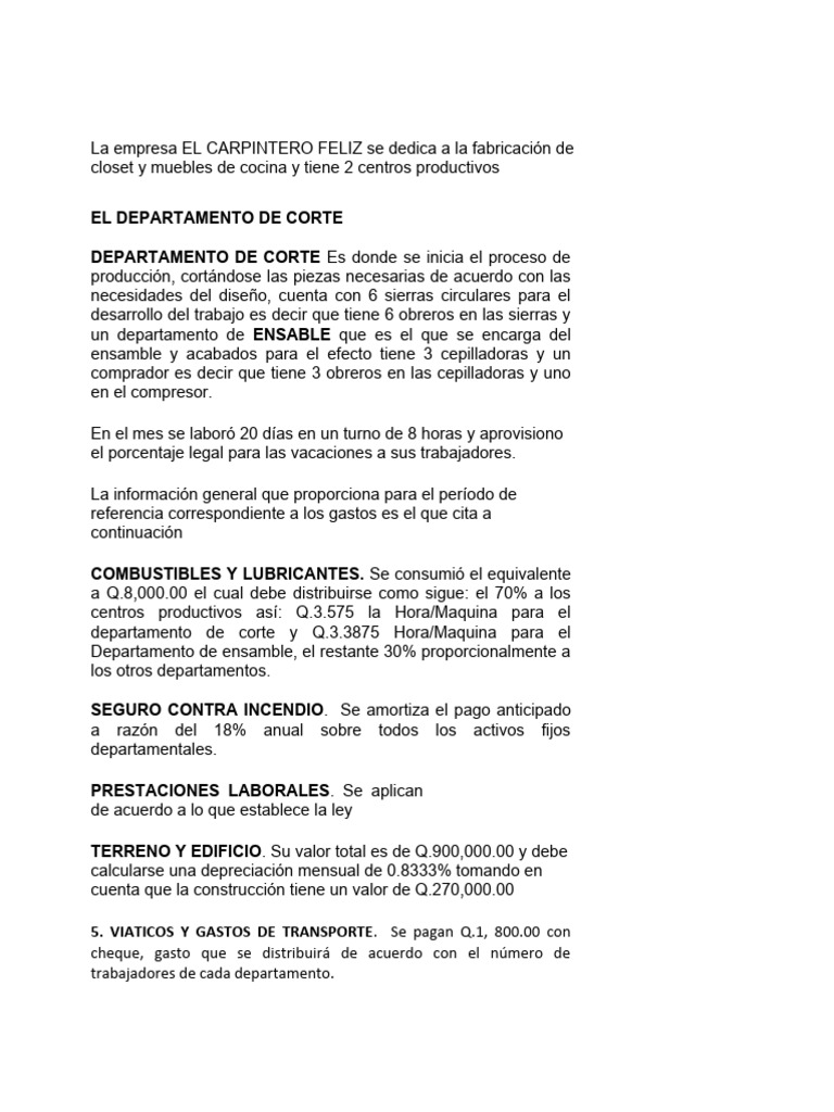 Ejercicio de Distribución Primaria y Secundaria 1 | PDF | Economias
