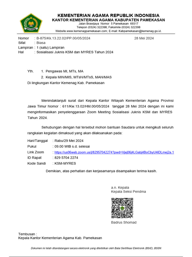 Sosialisasi Juknis MYRES 2024 | PDF