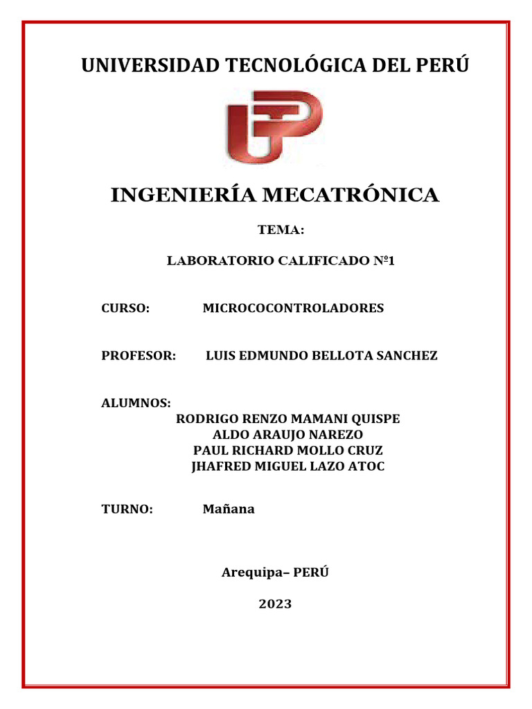 Micro Lab 1 | PDF | Ciencias de la Computación | Ingeniería Informática