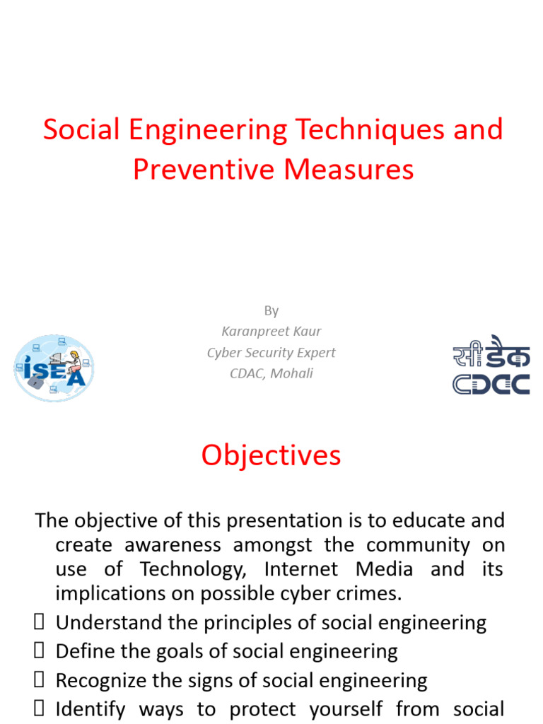Social Engineering: Techniques & Prevention | PDF | Phishing | Security ...