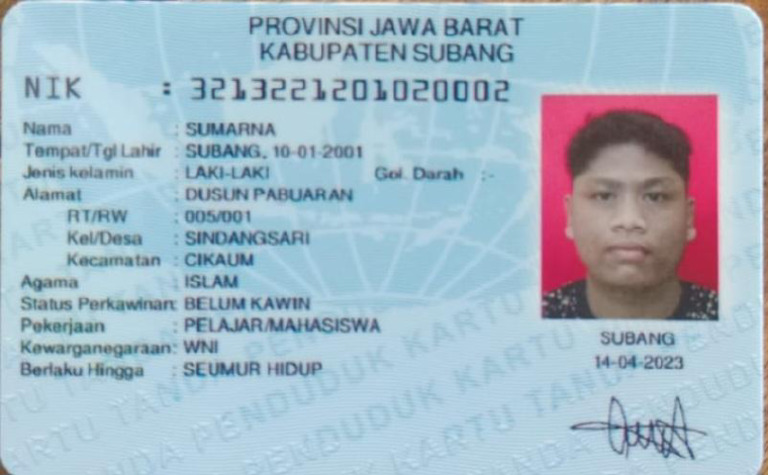 Update KTP Sumarna | PDF