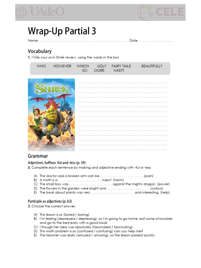 Wrap-Up Unit 4 and 5 | PDF | Games & Activities | Home & Garden
