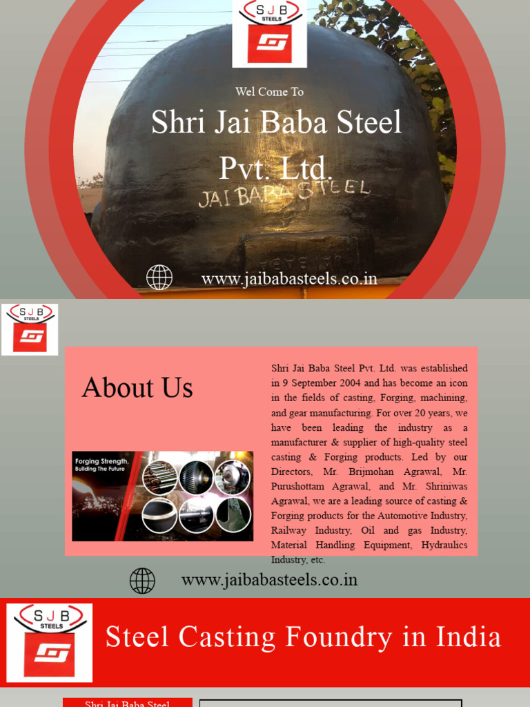 Shri Jai Baba Steel Pvt. Ltd. | PDF | Secondary Sector Of The Economy ...