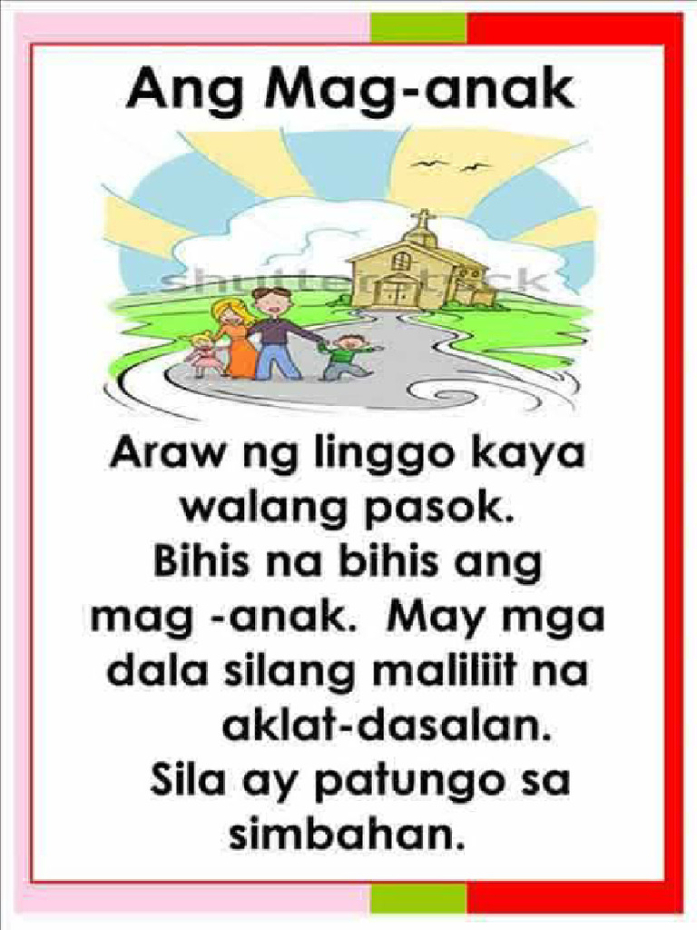 TAGALOG STORIES _ READING (MARVES DRIVE) | PDF