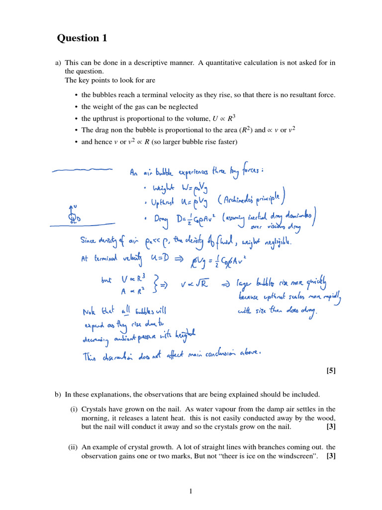2023Jan_R2_Marking | PDF | Applied And Interdisciplinary Physics | Physical Sciences