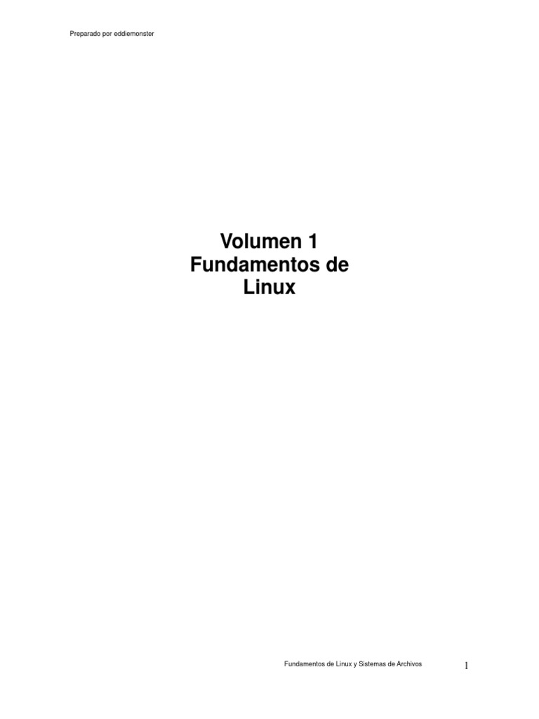Fundamentos de Linux | PDF