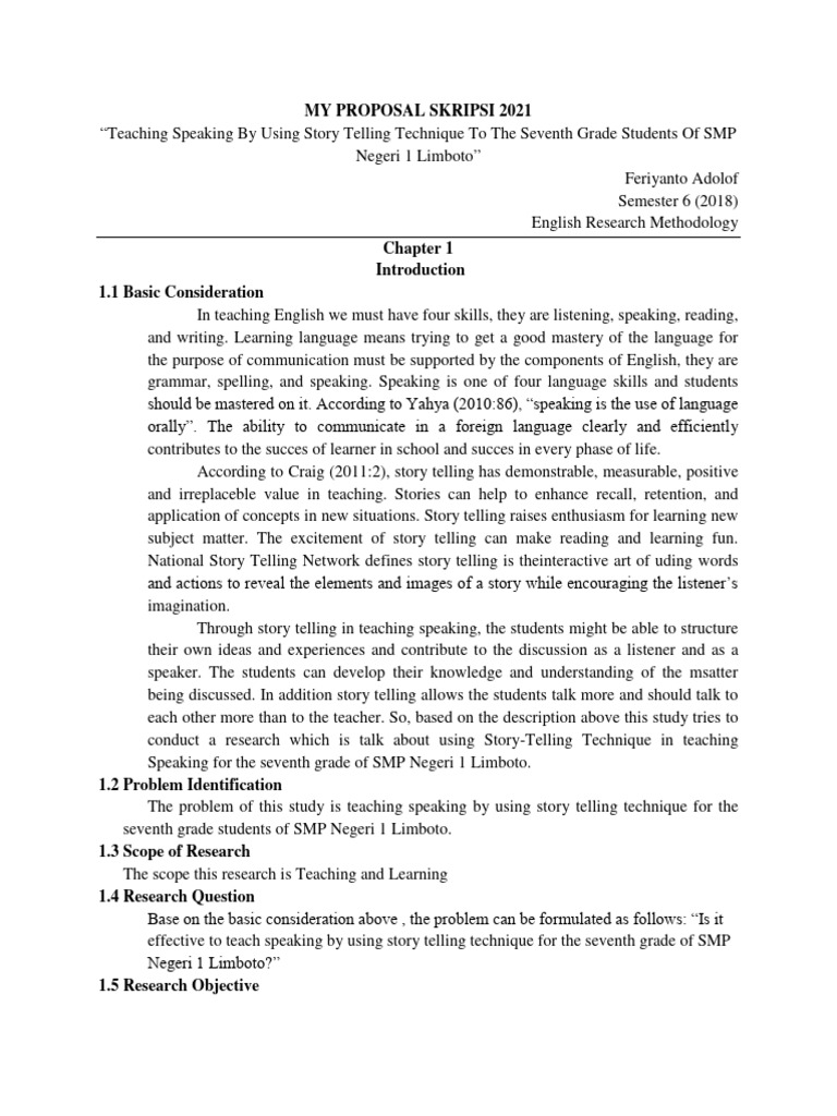 Draft 3 Feri | PDF | Storytelling | Learning