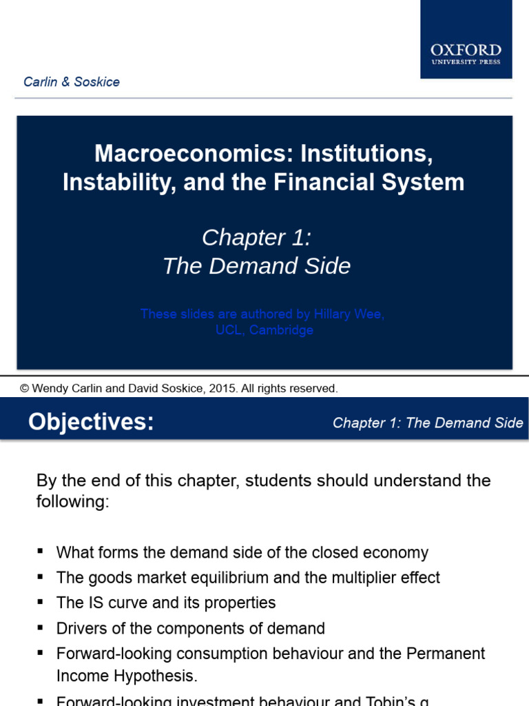 Demand Side Economics Overview | PDF | Macroeconomics | Consumption ...