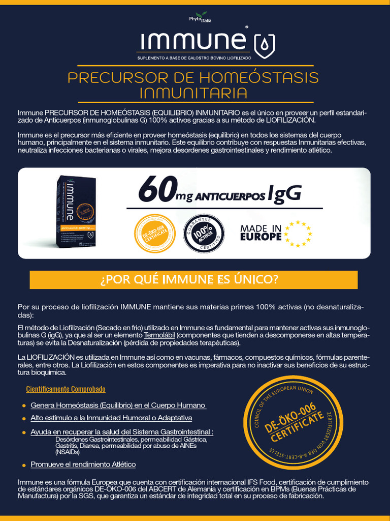 Immune: Anticuerpos para Homeóstasis | PDF | Sistema inmune | Anticuerpo