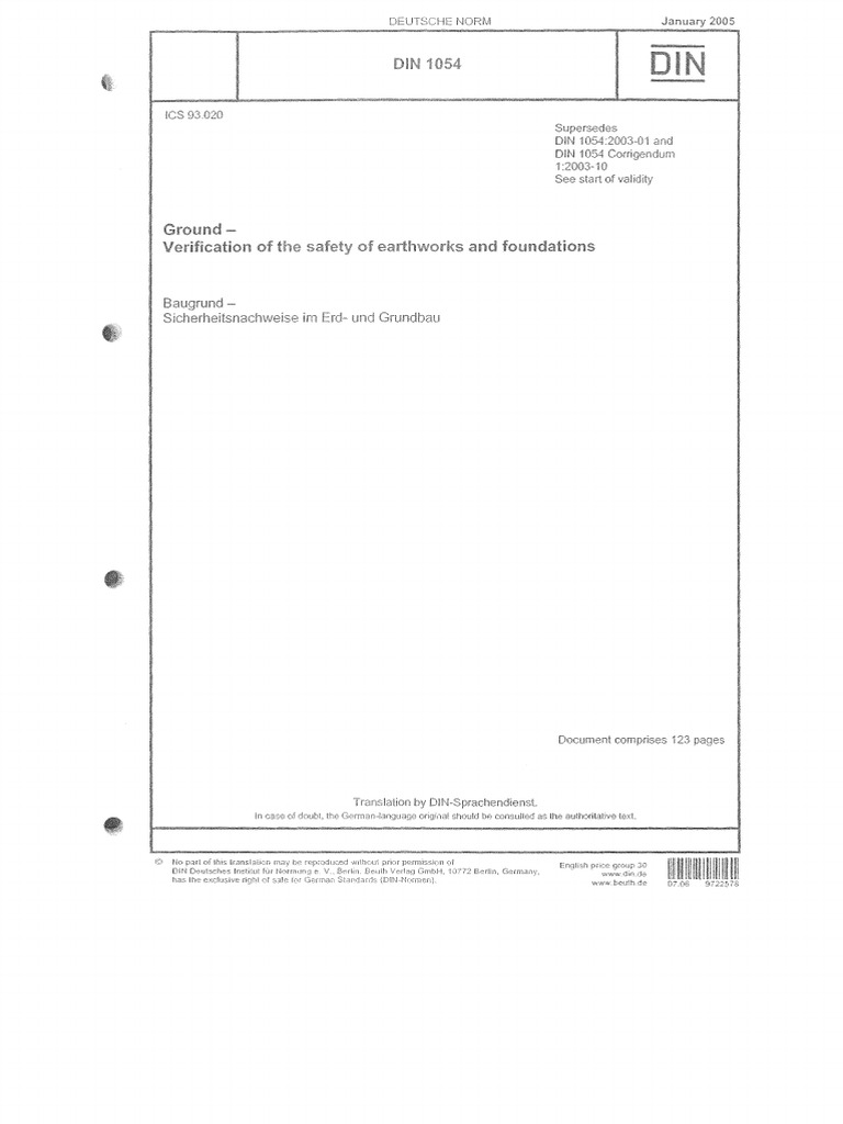 Din 1054 | PDF
