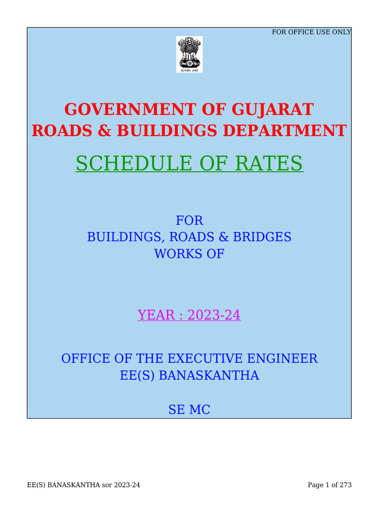 Sor - Ee(s) Banaskantha 23.24 New | PDF