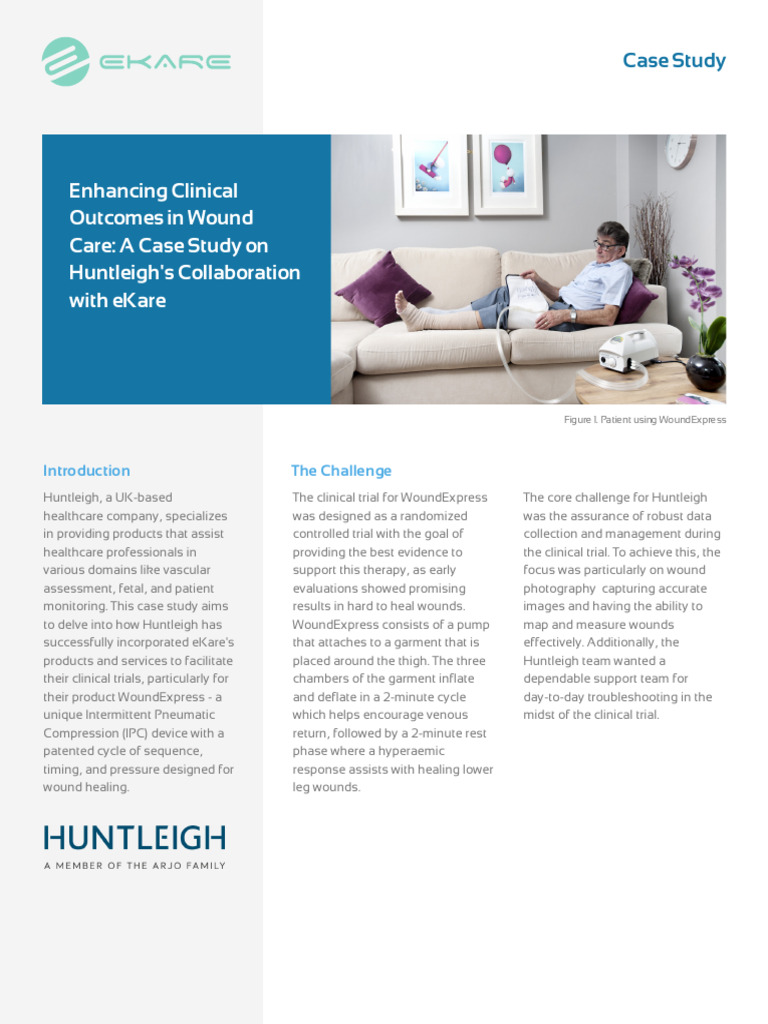 Huntleigh Collaborates With Ekare | PDF | Clinical Trial | Wound