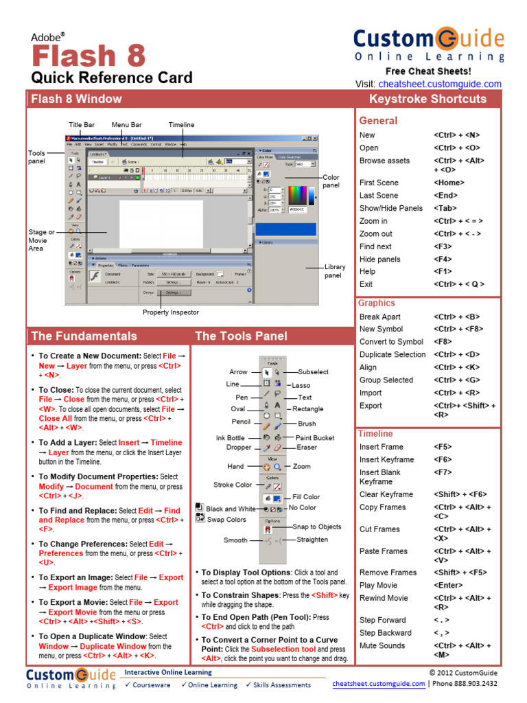 Macromedia Flash 8 Tutorial PDF | PDF | Adobe Flash | Software