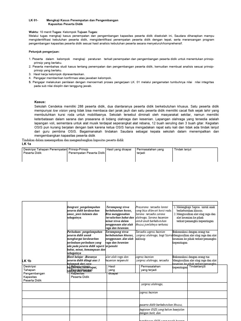 8 Modul Peserta Didik Lk 01 Pdf