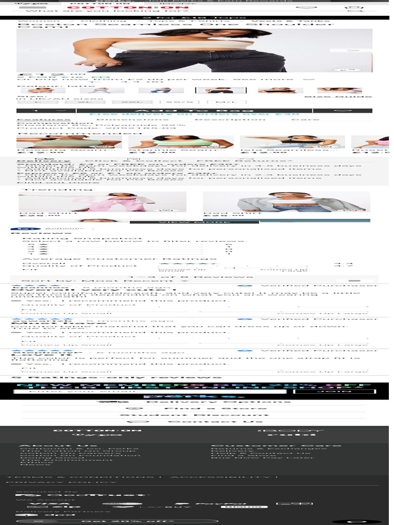 Boston Seamless One Shoulder Cami | PDF | Fashion | Clothing