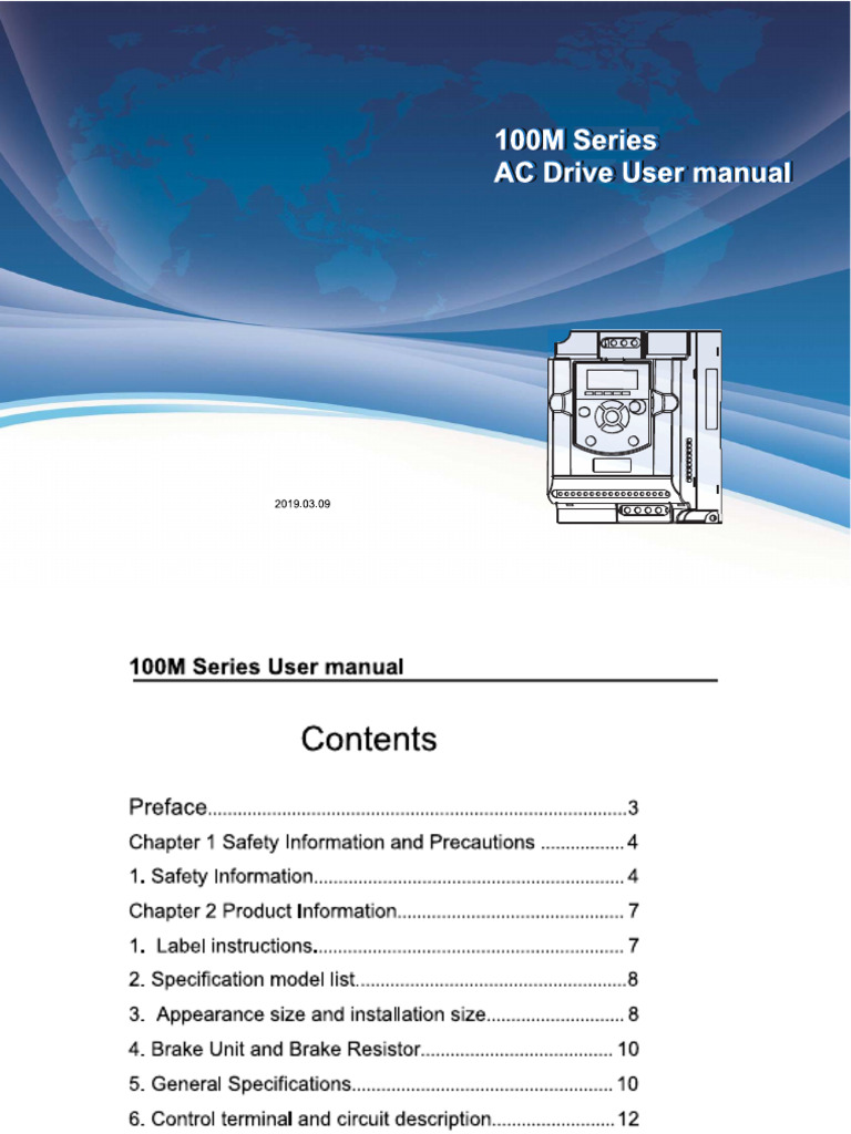 100M series instruction manual | PDF 100M series instruction manual | PDF