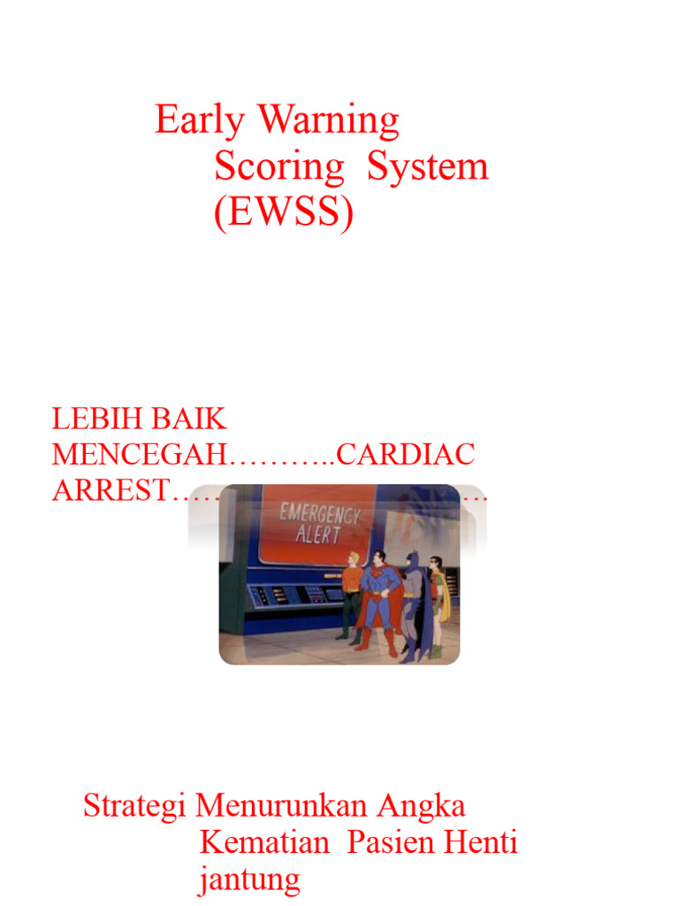 Early Warning Scoring System (EWSS) | PDF | Sains & Matematika