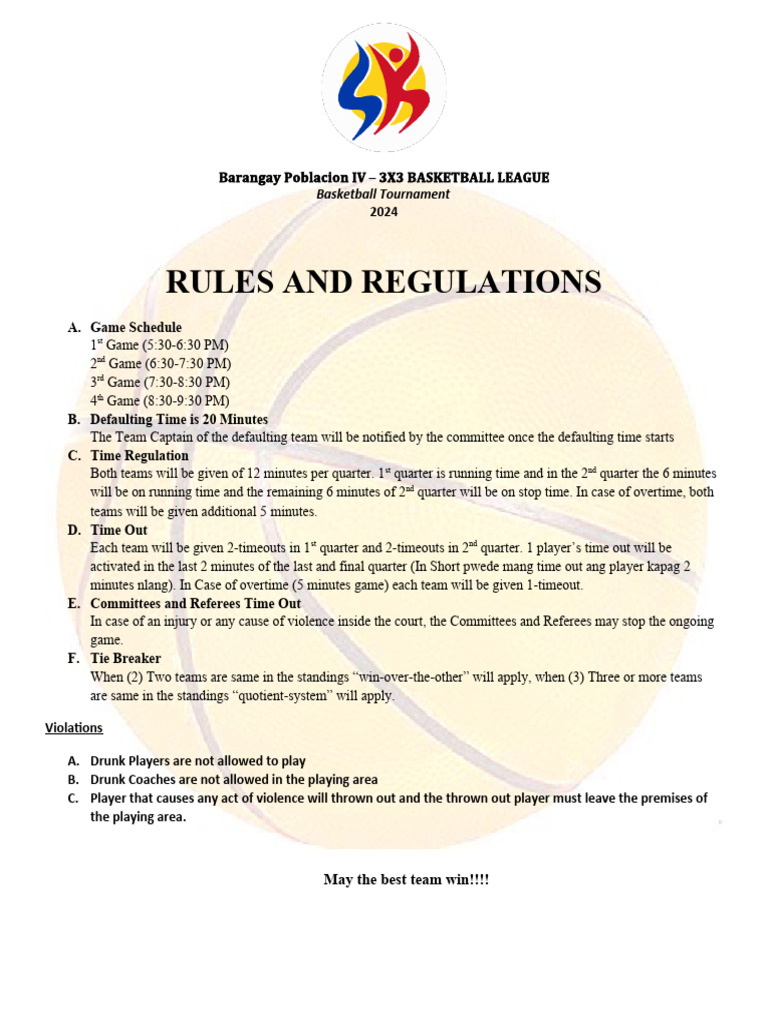 rules and regulations | PDF