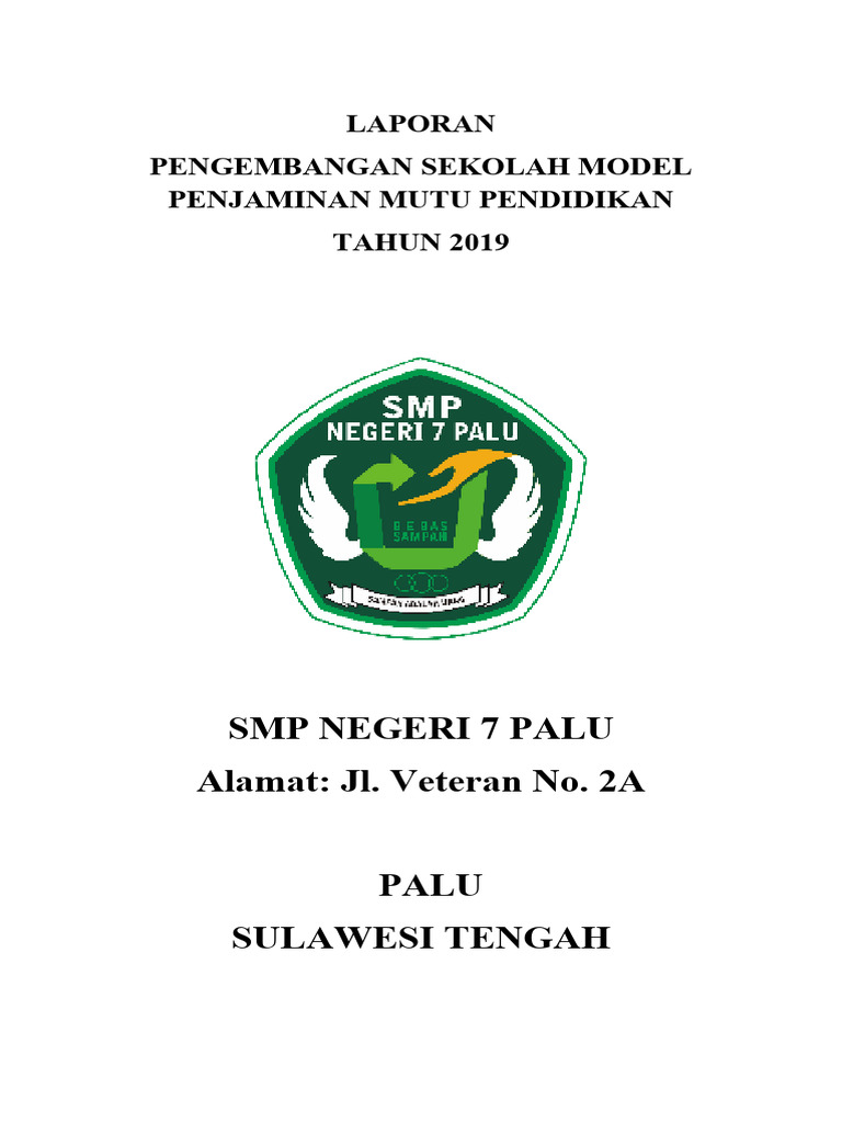 Laporan Sekolah Model Pdf