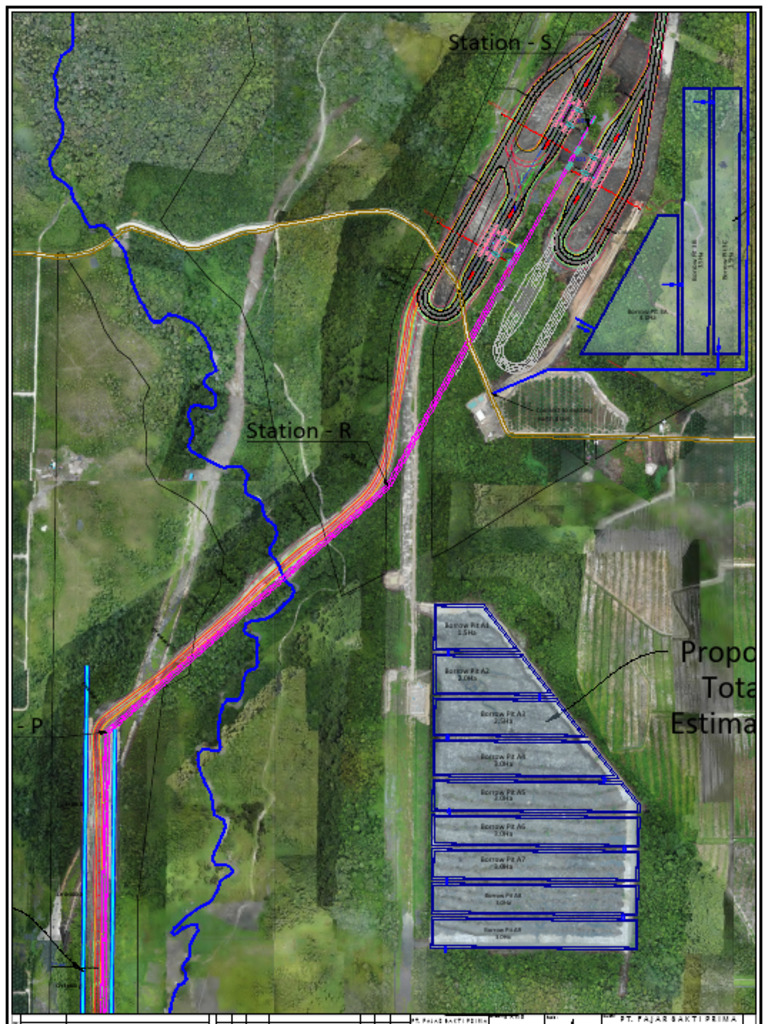 CH2-CH8 - Borrow Pit & Drainage - 18092021-Layout2 | PDF