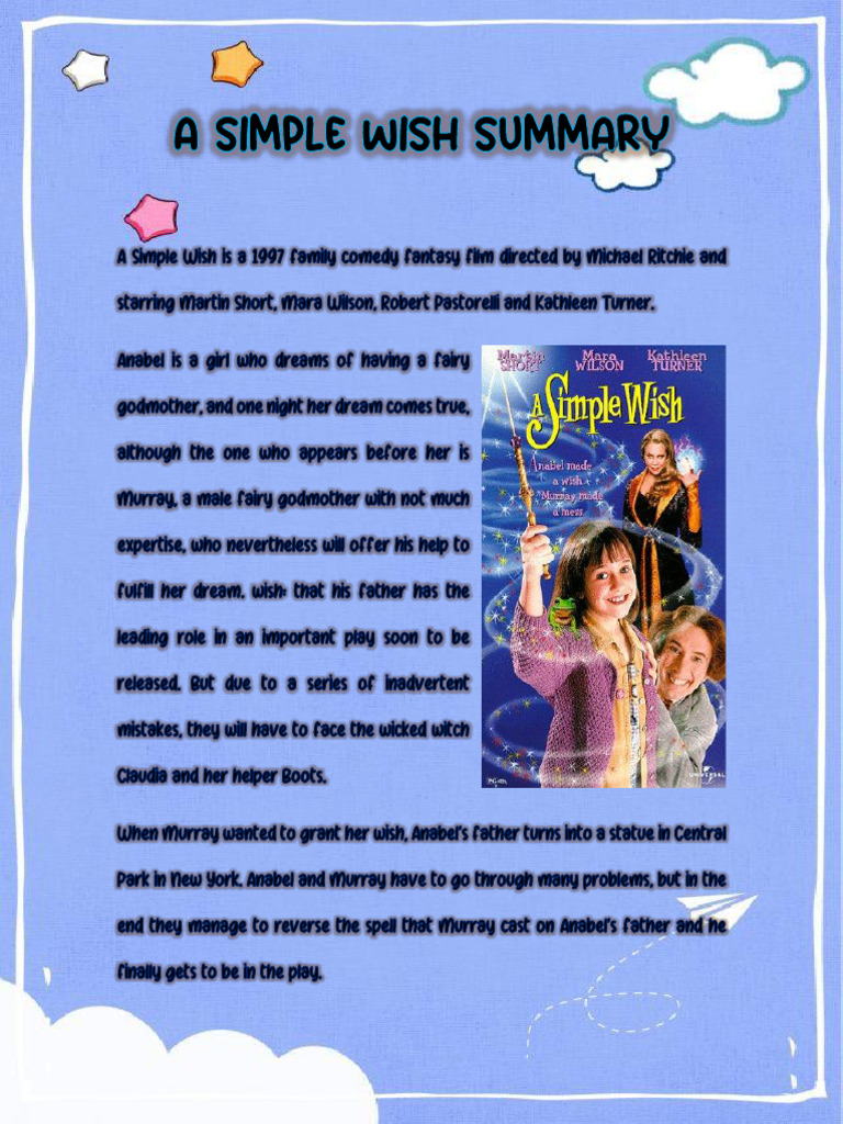 A Simple Wish summary | PDF