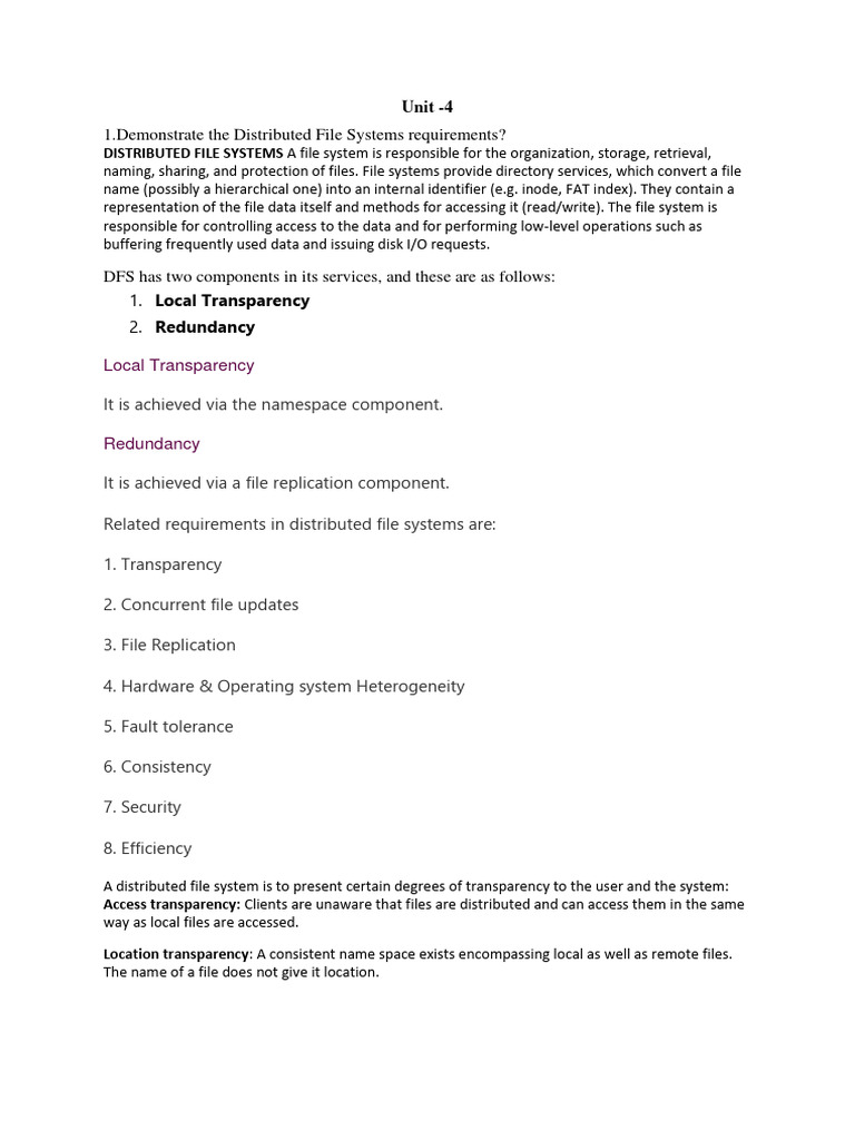 Unit 4 | PDF | File System | Computer File