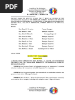 BAC-RESOLUTION Sample | PDF