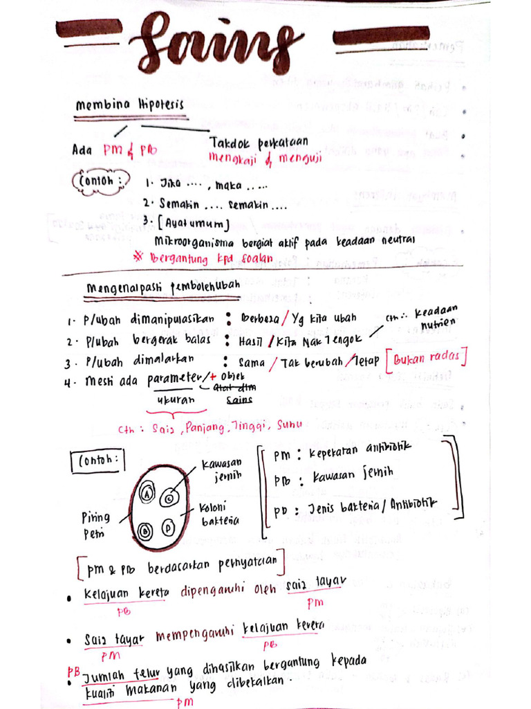 Cara Jawab Soalan Eksperimen (Sains K2) | PDF