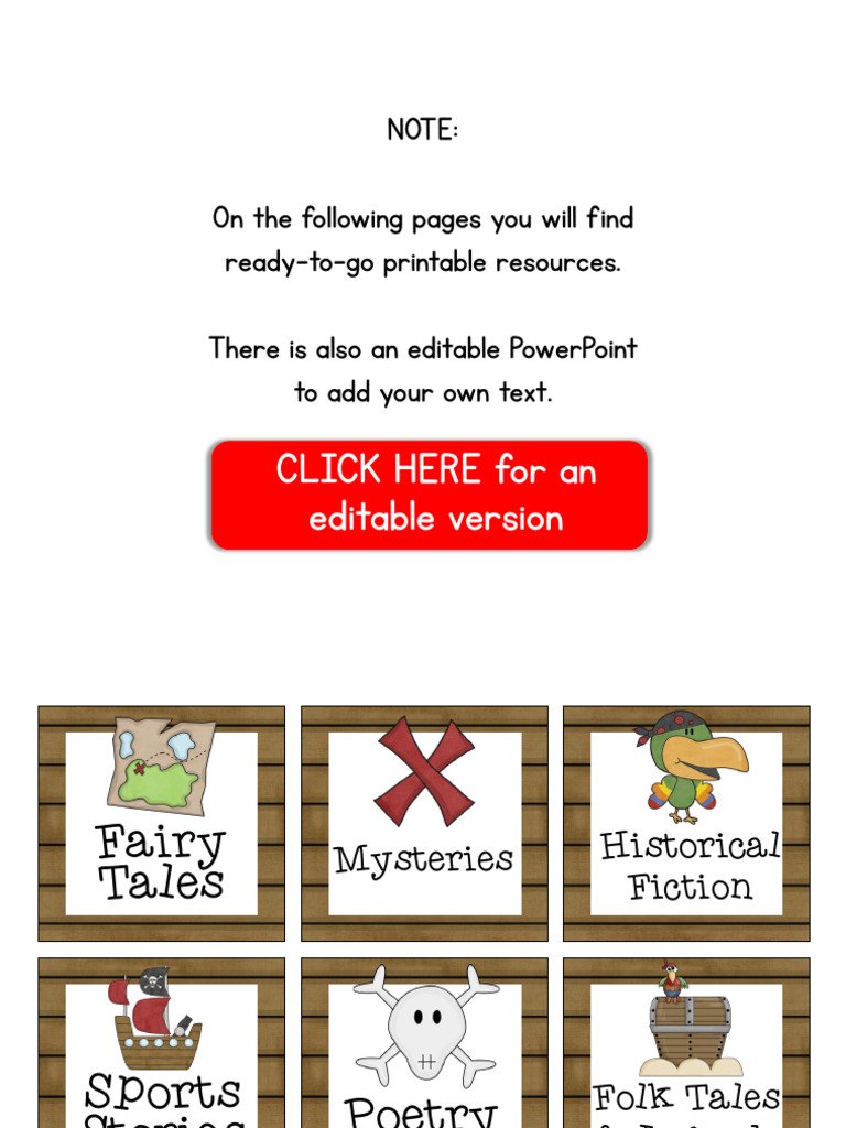 10 - Pirate Classroom Organization - Editable Supply Labels & Décor ...