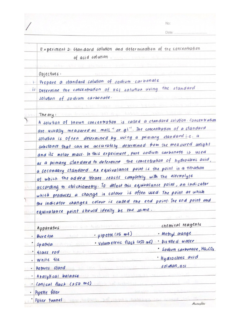 Lab Report Exp 2 Chemist | PDF