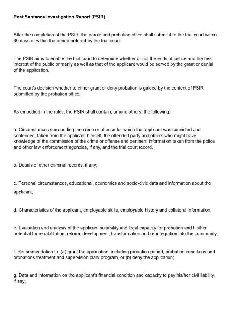 CA 2 Chapter III Part 2 | Download Free PDF | Probation | Presentence ... CA 2 Chapter III Part 2 | Download Free PDF | Probation | Presentence ...