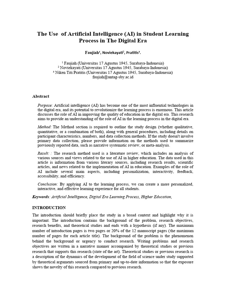 Template Done | PDF | Artificial Intelligence | Intelligence (AI ...