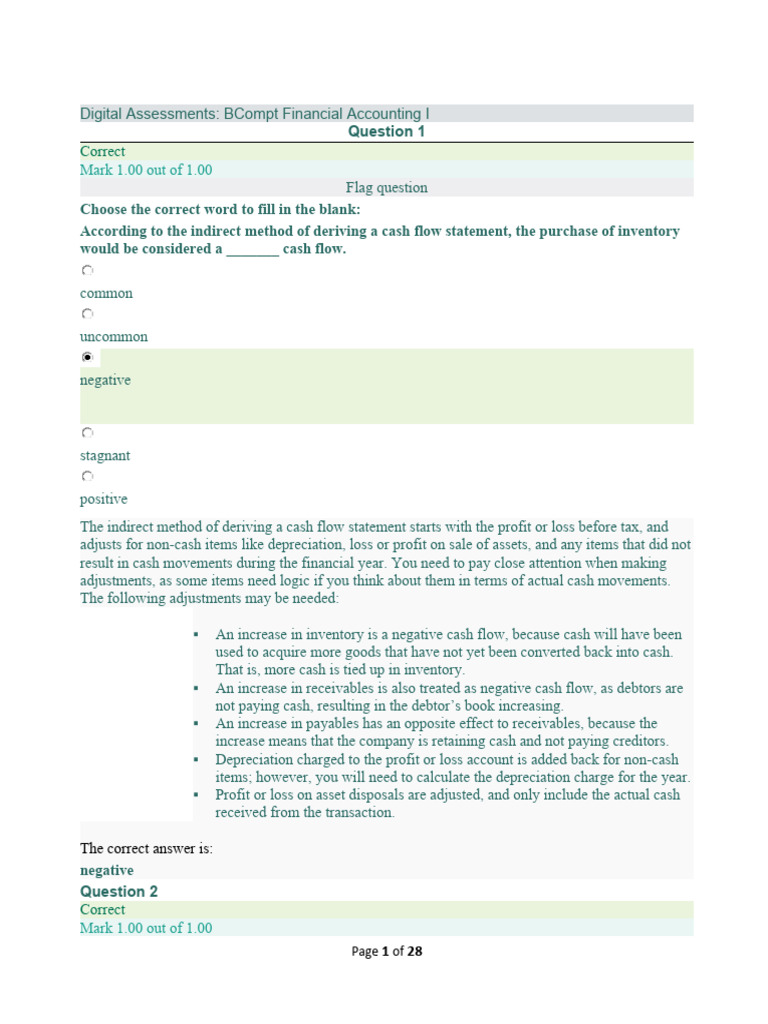 Digital Assessments 1 | Download Free PDF | Debits And Credits | Equity ...