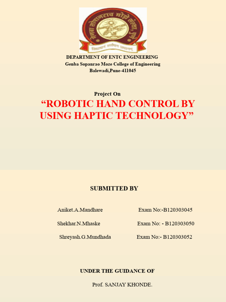 Final Presnetation | Download Free PDF | Servomechanism | Robotics