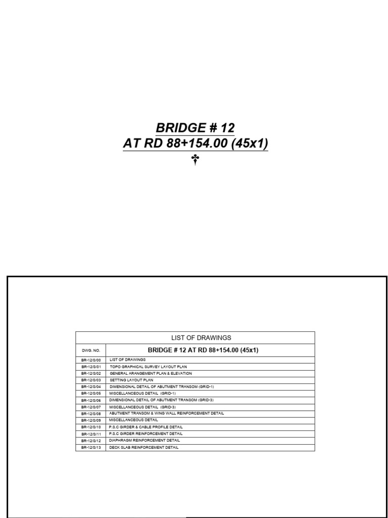 45m Bridge | PDF | Structural Engineering | Civil Engineering