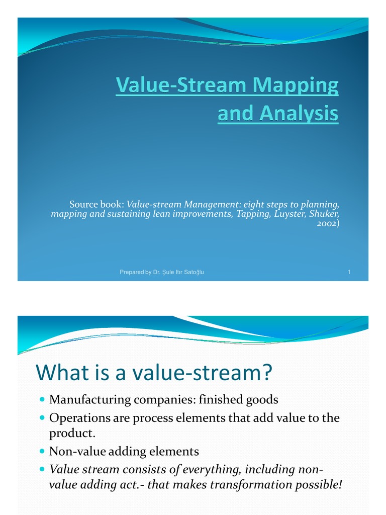 6 7 Value Stream Mapping | PDF | Lean Manufacturing | Inventory