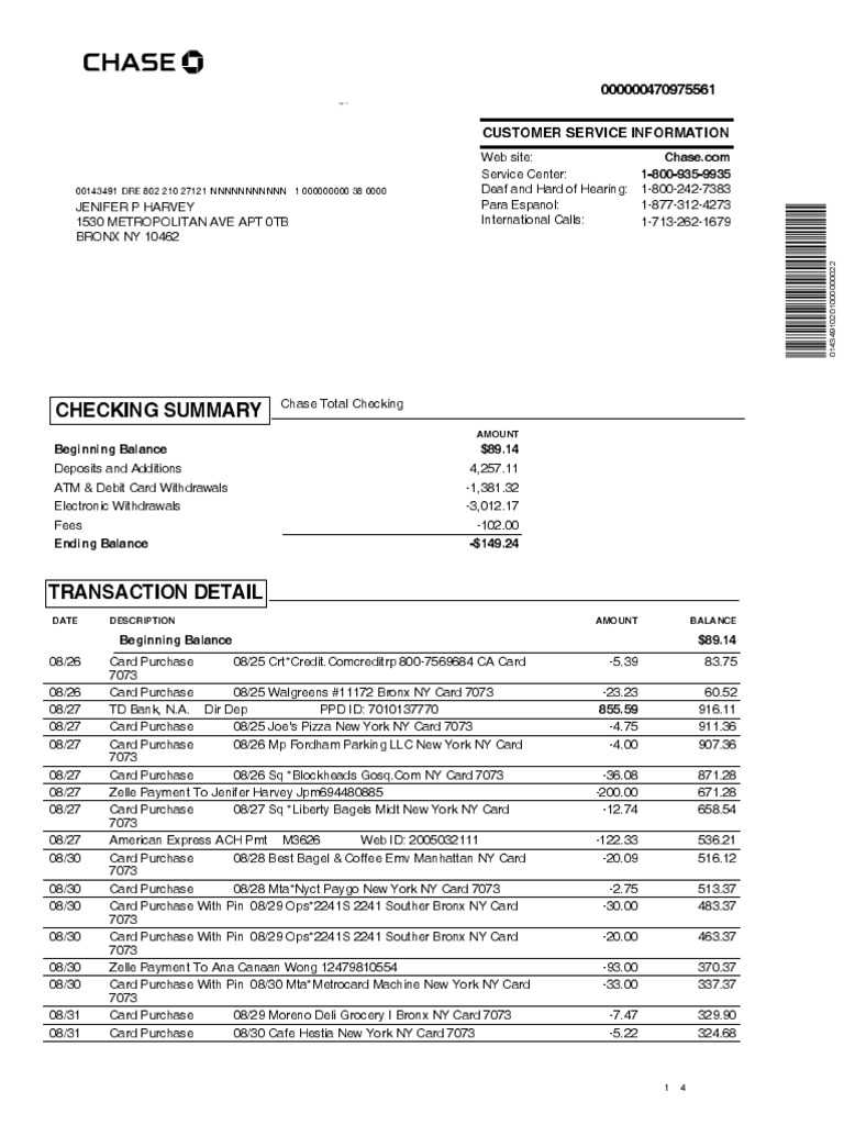 List | PDF | Overdraft | Debit Card