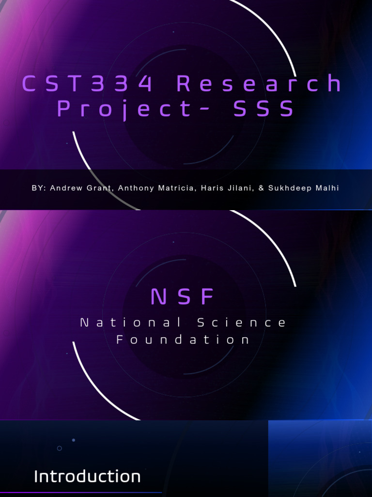 cst 334 research project | PDF | National Science Foundation | Inquiry