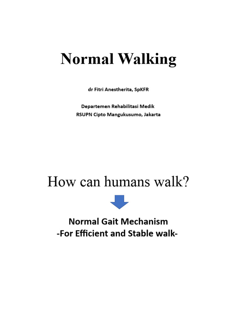 Normal Walking | PDF | Walking | Foot
