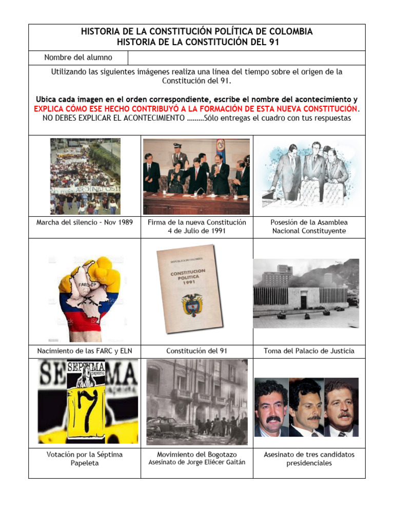 Historia De La Constitución Del 91 Pdf